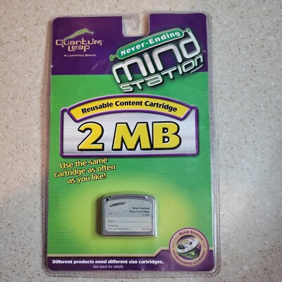 QUANTUM LEAP NEVER ENDING MIND STATION 2MB SILVER REUSABLE CONTENT CARTRIDGE | eBay