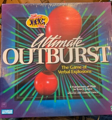 Ultimate Outburst The Game Of Verbal Explosions Factory Sealed Hasbro ...