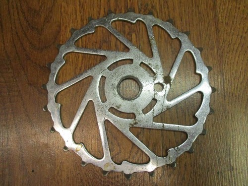 VINTAGE ANTIQUE 24T SKIP TOOTH STEEL CHAIN RING | eBay