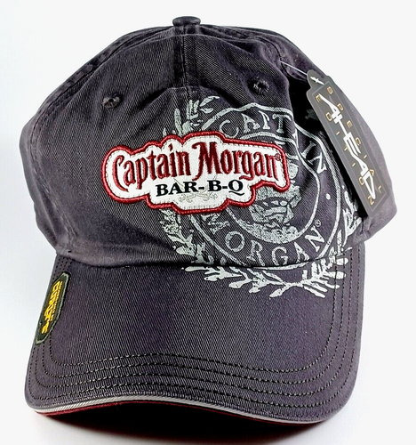 CAPTAIN MORGAN Bar-B-Q NEW Unworn 2015 Special Edition Adjustable Hat w ...