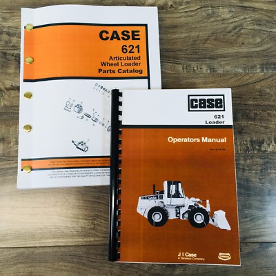 Case 621 Articulated Wheel Loader Parts Catalog Operators Manual Owners ...