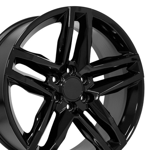 22" Black 5911 Wheels Set Fits Chevy Suburban Tahoe Silverado Z71 Trail ...