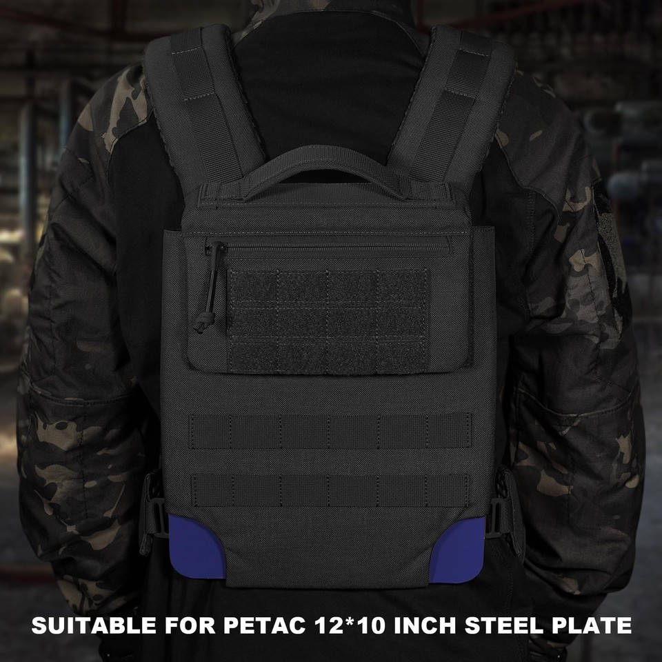 Upgraded Weighted Backpack Rucking Backpack for Weight Plates/Honeycomb ...