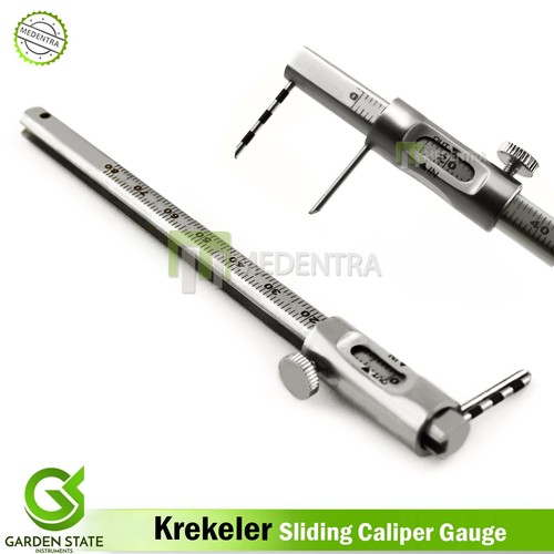 Krekeler Sliding Caliper Gauge Round Measuring Dental Surgical Scaling ...