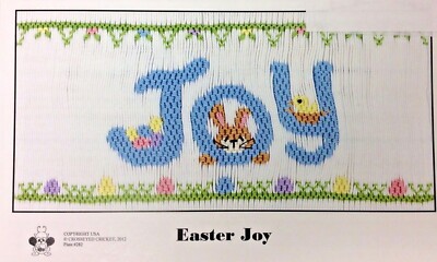 CROSSEYED CRICKET SMOCKING PLATE #282 EASTER JOY | eBay