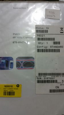 Tektronix P6021 60Mhz current Probe 070-0947-07 NEW still sealed | eBay