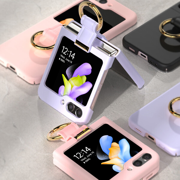Goospery Gold Ring Case for Galaxy Z Flip5 Ring Hard Case | eBay