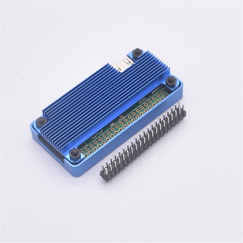 For Raspberry Pi Zero 2W Aluminum Case CNC Heatsink GPI Header Cooling ...