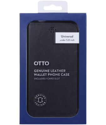Otto Genuine Leather Wallet Phone Case IPHONE 5,7,8 &Universal Under 5. ...