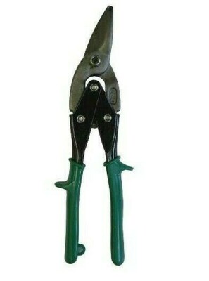10" Aviation Tin Snip Heavy Duty Shears Cutters Right Cut Green Color ...