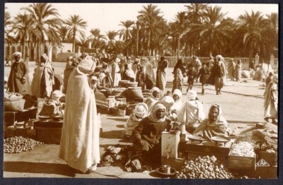 Traders in Arab Market. Vintage Real Photo Postcard. Free UK Postage | eBay