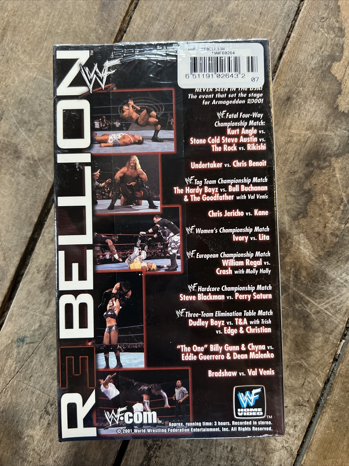 WWF REBELLION - WWF DIVAs Ivory vs Lita ( VHS 2001 WWF ) NEW Sealed ...