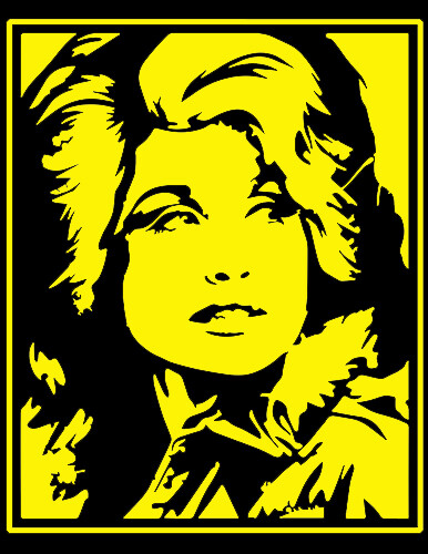 Dolly Parton sticker VINYL DECAL Country Music Super Star Joleen ...