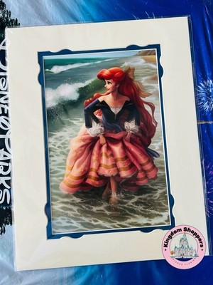 2026 Disney Parks Dylan Bonner The Little Mermaid Ariel Walking Print ...