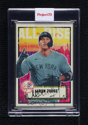 2021 Topps Project 70 Artist Proof Silver Frame /51 Aaron Judge New ...