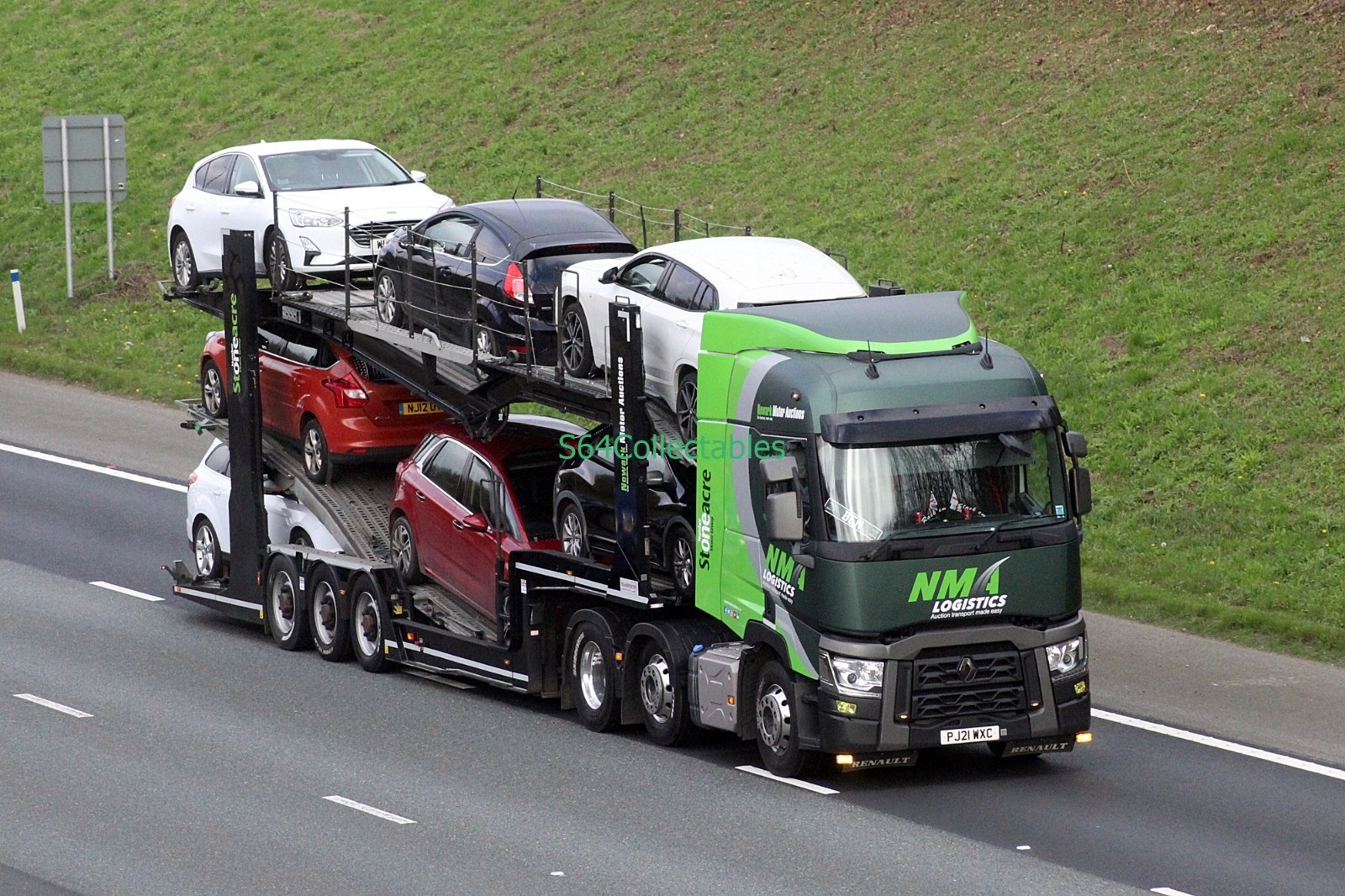 T31 6x4 Truck Photo PJ21 WXC Renault NMA Logistics [A1 Aberford 14.11. ...