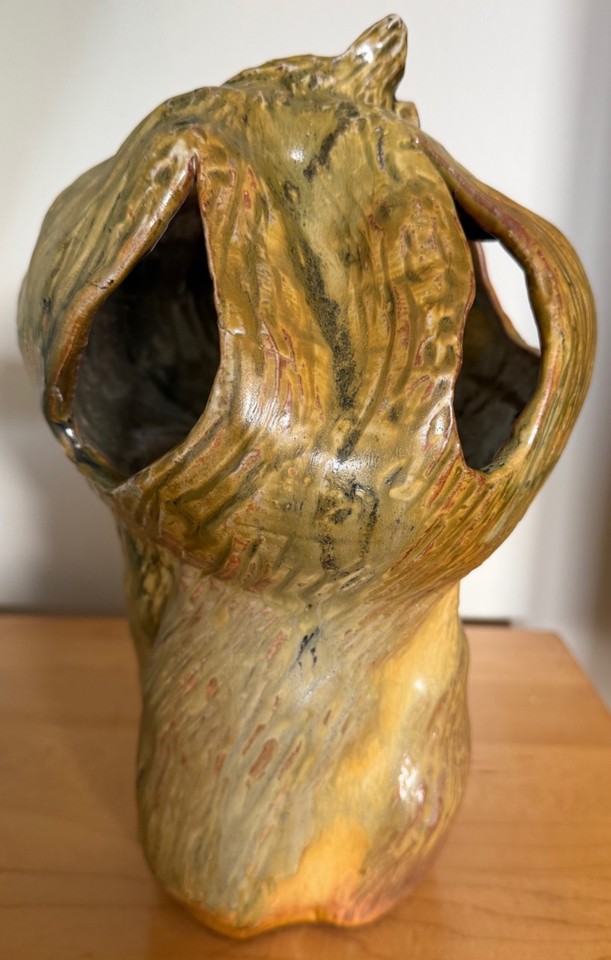 Vintage Handmade Abstract Studio Pottery Ceramic Vase Decorative Modern ...