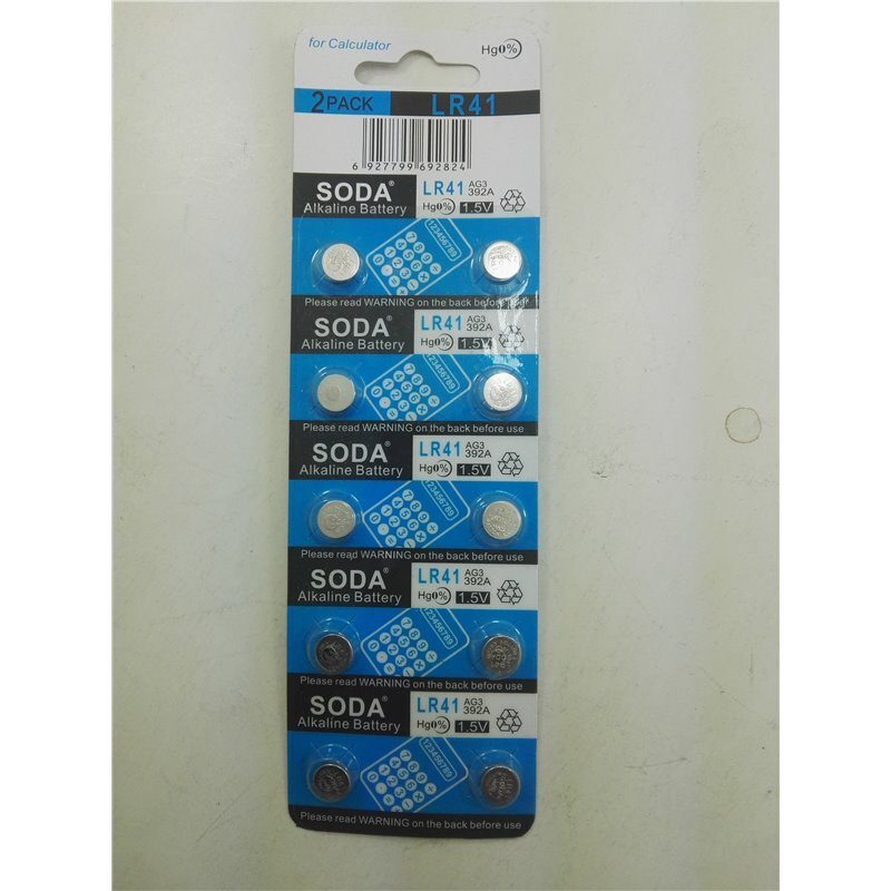 10 per pack AG3 LR41 392 SR41 192 392A SR736 LR736 1.5V Battery ...