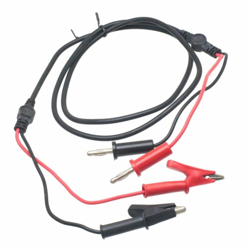 Cable IC Grabbers Probes 4mm banana to 53mm Big Alligator clip test ...