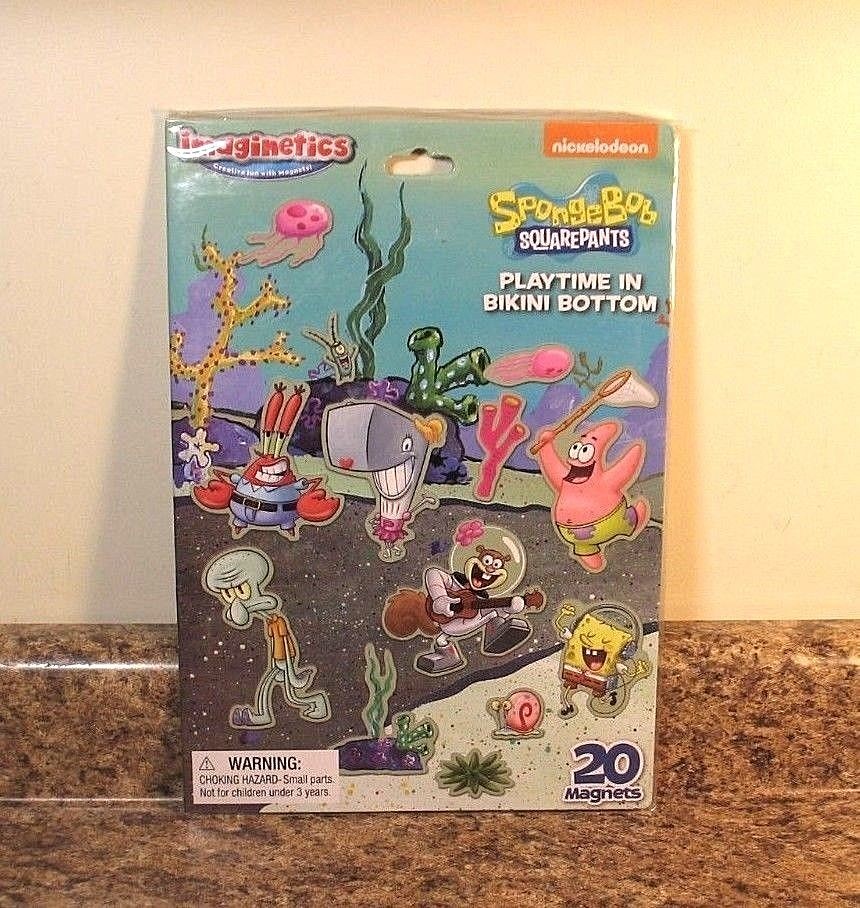 SpongeBob Squarepants Magnet Playset Imaginetics Sealed NEW RARE | eBay