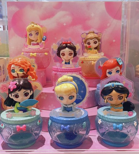 Miniso Disney Princess Dreamy Flowers Jewelry Box Series 8 pcs Blind ...