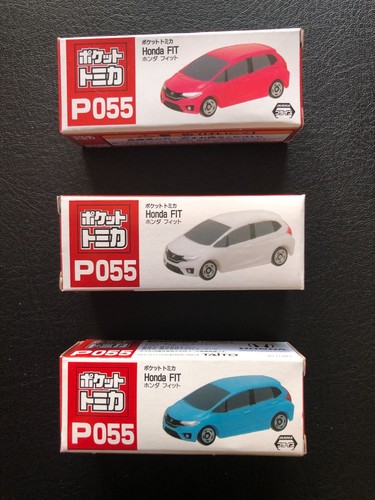 Takara Tomy Pocket Tomica P055 Honda FIT 3Types Mini Car Prize Taito | eBay