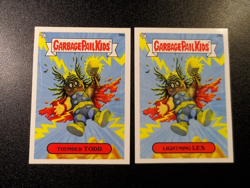 Thor Marvel Avengers Chris Hemsworth Spoof 2012 Garbage Pail Kids 2 ...