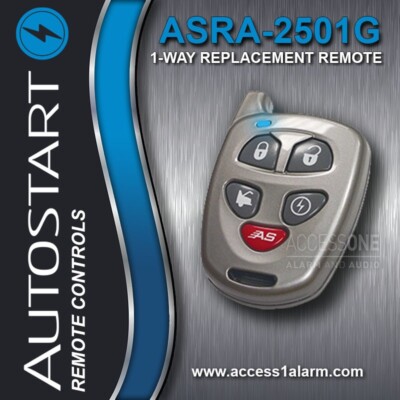 AutoStart ASRA-2501BK ASRA-2501G 1-Way Remote Control FCC ID NAHAS2501 ...