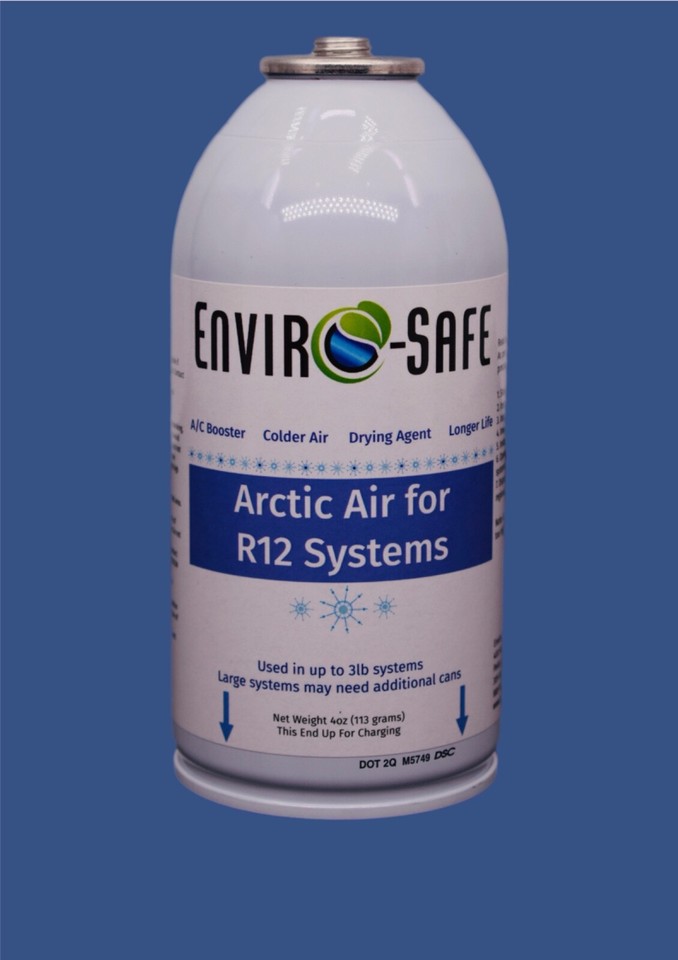 Arctic Air for R12 | 12 Cans + Charging Hose, EnviroSafe, 4oz | Get ...