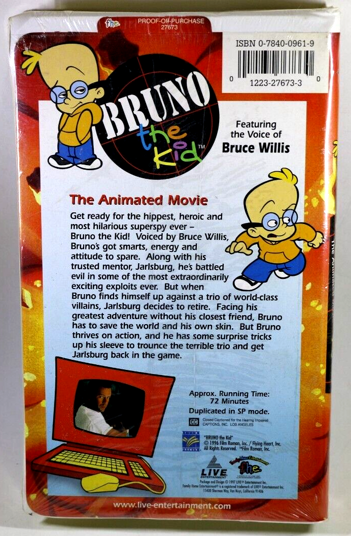 Bruno+the+Kid%3A+The+Animated+Movie+%28VHS%2C+1997%29 for sale online ...