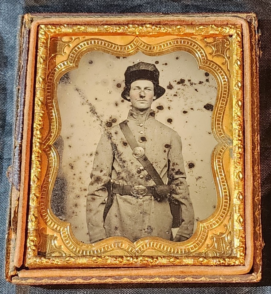 Original Civil War Ambrotype published in "More Confederate Faces" | eBay