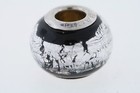 Bacio Sterling Silver 10mm Black & Silver Bead | eBay