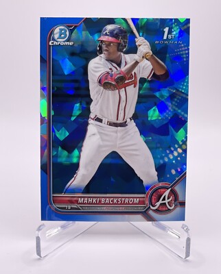2022 Bowman Sapphire Atlanta Braves 1st Mahki Backstrom | eBay
