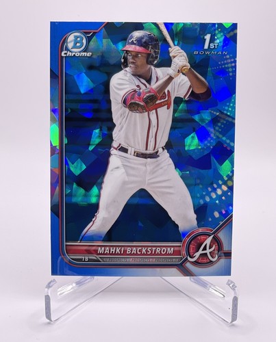 2022 Bowman Sapphire Atlanta Braves 1st Mahki Backstrom | eBay