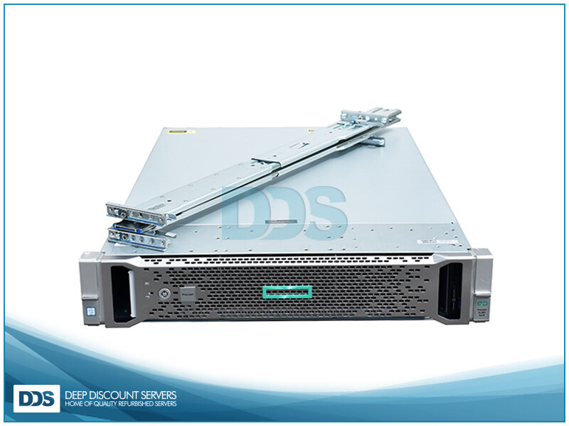 HP DL380 G9 26SFF 2.6Ghz 28-C 32GB Mem P440 RAID 2x10G NIC 2x800W Rails ...
