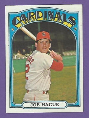 1972 Topps - #546 Joe Hague - St. Louis Cardinals - ExMt+ CENTERED | eBay