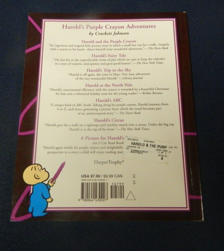 Harold and the Purple Crayon Lap Edition by Crockett Johnson (2016 ...