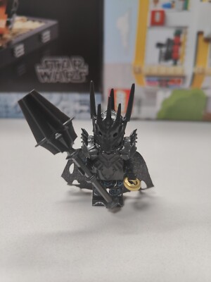 NEW LOTR Sauron Custom Lego Minifigure Lord of the Rings Barad'dur ...