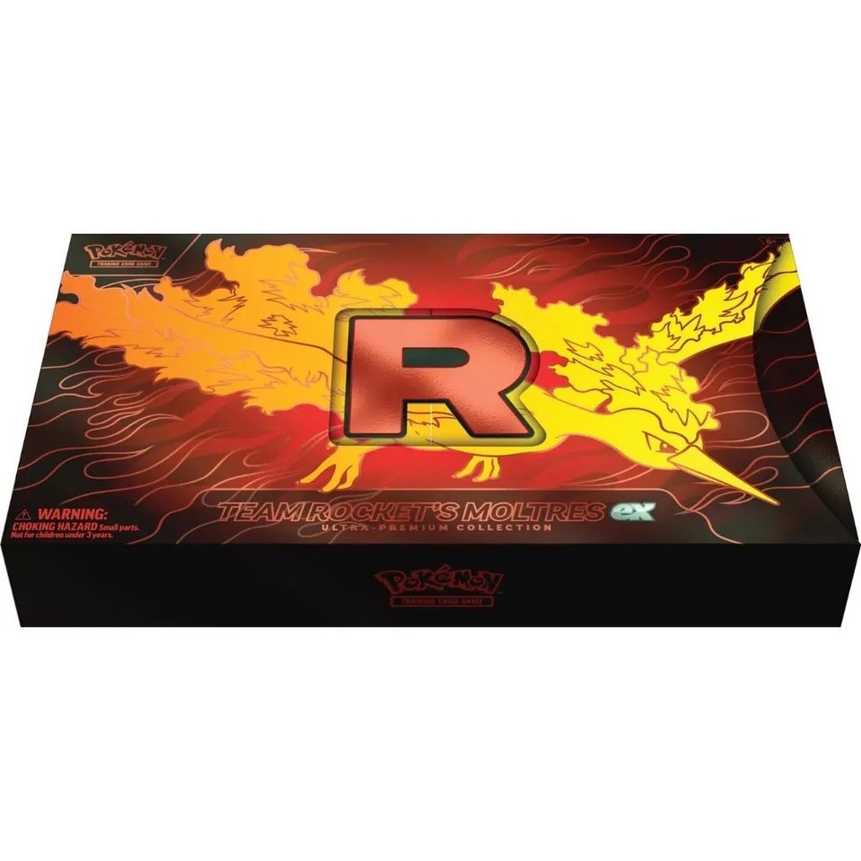 Pokemon Team Rocket's Moltres ex Ultra Premium Collection UPC - IN HAND ...