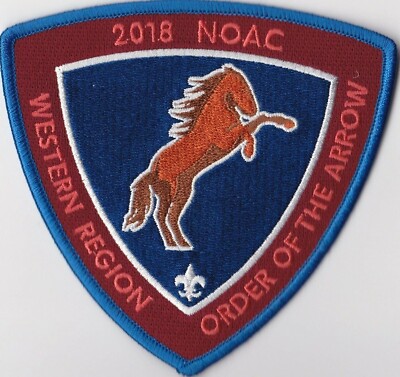 Boy Scouts BSA OA 2018 NOAC Western Region Patch | eBay