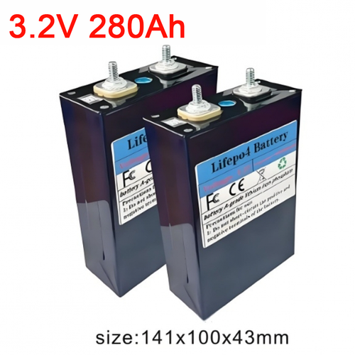 1PCS 3.2V 280Ah LiFePO4 Battery Rechargeable Cells Battery Pack for ...