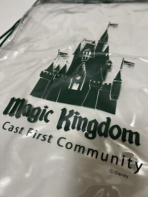 Disney World Magic Kingdom Cast Member Drawstring Backpack Bag ...