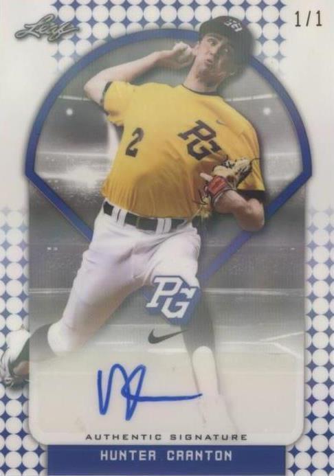 2018 Leaf Perfect Game National Showcase - Autographs Hunter Cranton # ...