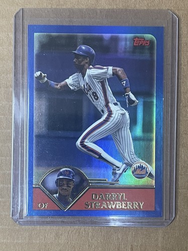 2023 TOPPS ARCHIVES COLOR MATCH BLUE /199 DARRYL STRAWBERRY METS | eBay