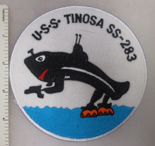 US NAVY SS-283 USS TINOSA SUBMARINE PATCH Made for Veterans After WW2 ...