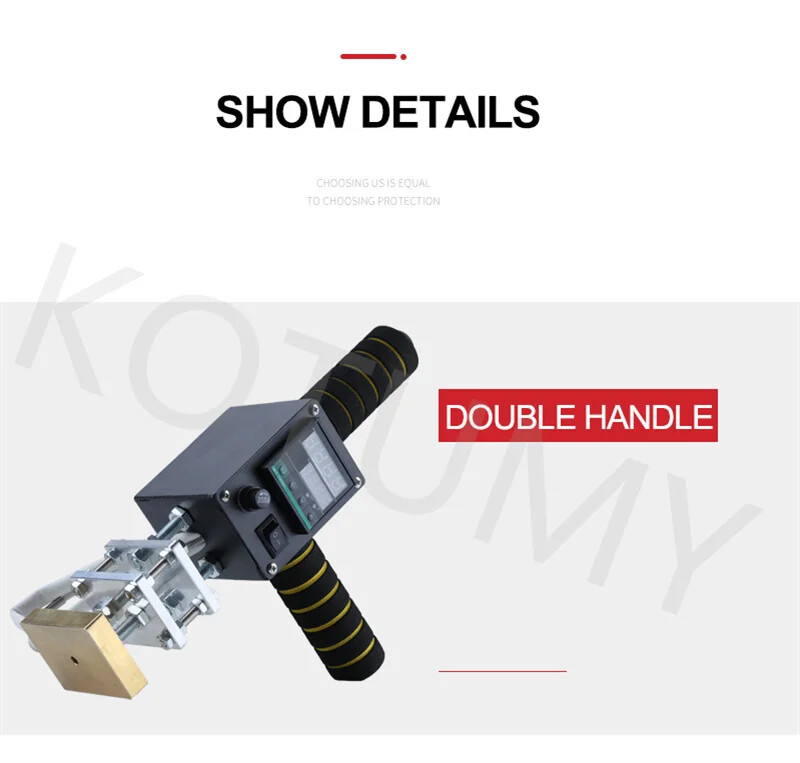 Small Hand-Held Manual Embossing Machine Portable Double Handle Hot ...
