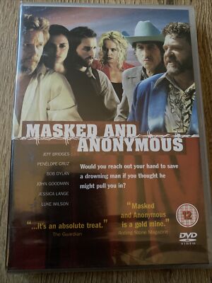 Masked And Anonymous (DVD, 2004) - Brand New And Sealed 5014503151126 ...