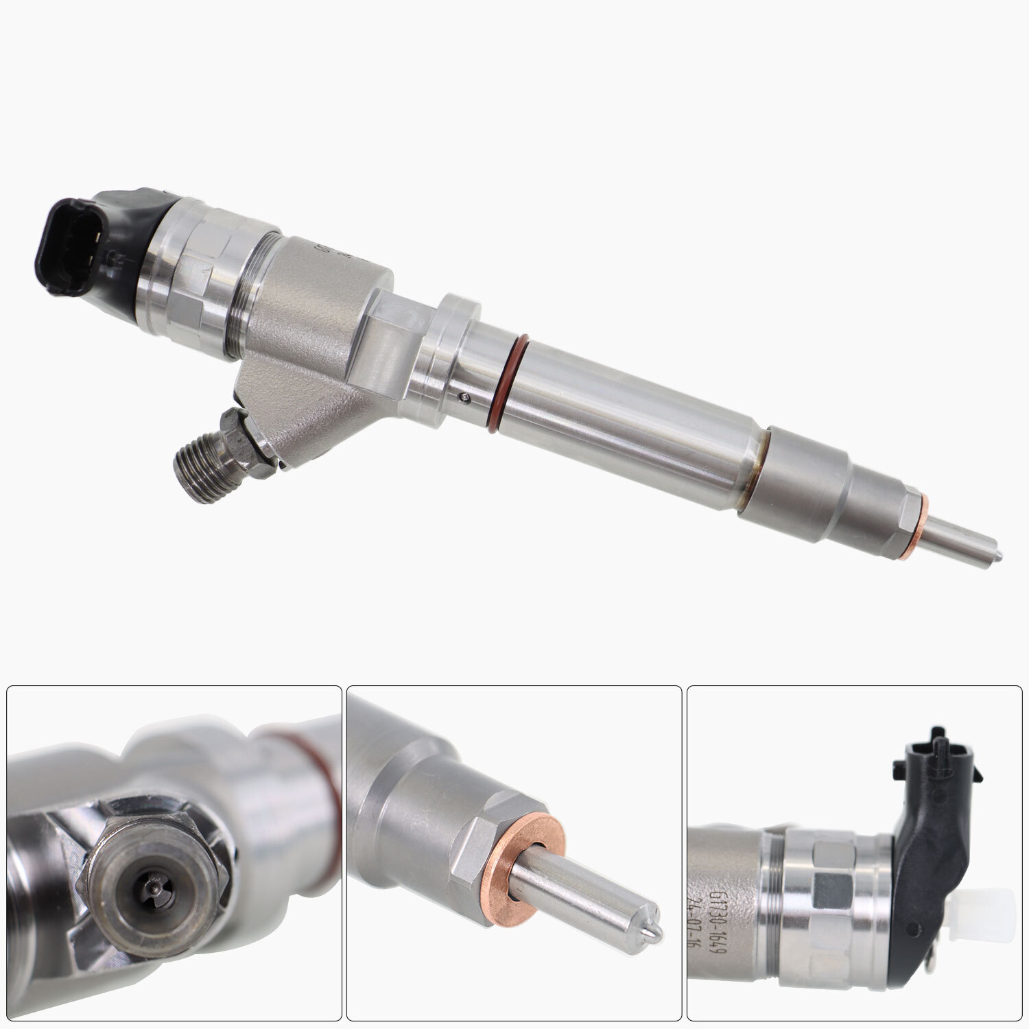 8X Fuel Injector oem 0986435504 for 2004.5-2005 GM Chevrolet 6.6L ...