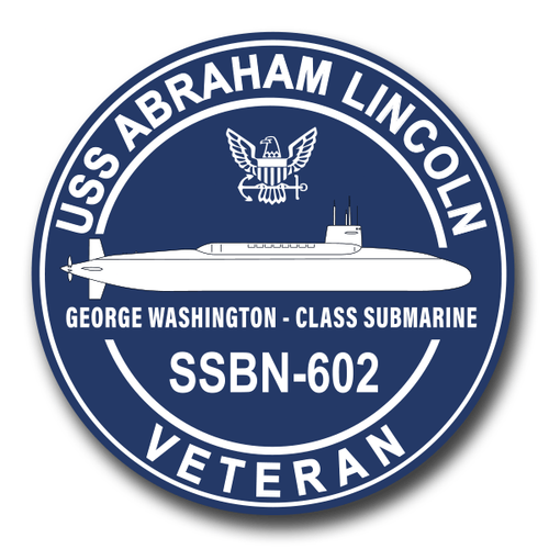 US Navy USS Abraham Lincoln SSBN-602 Silhouette Veteran Decal | eBay