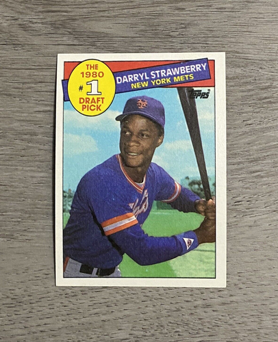 1985 MLB Topps '80 #1 Draft Pick' | Darryl Strawberry | #278 | New York ...